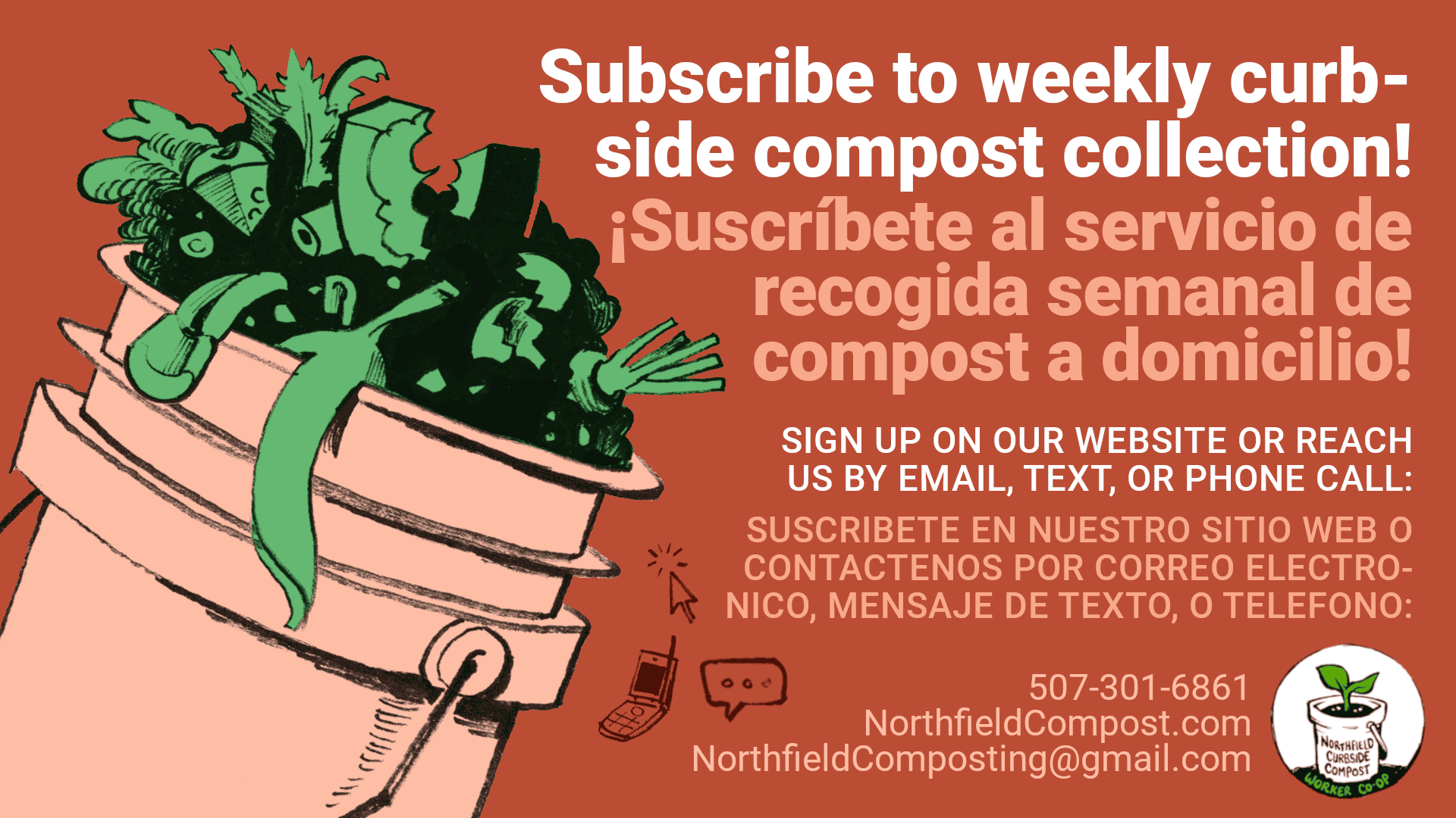 Curbside Compost Co-op Making Composting Simple For Northfield – Earth ...