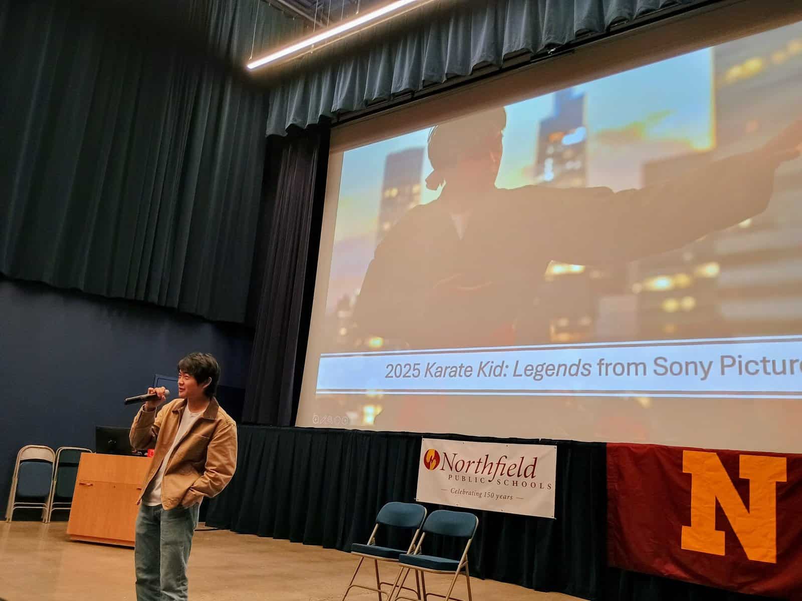 Ben Wang, Lead Actor In Karate Kid: Legends, Returns To Northfield to ...