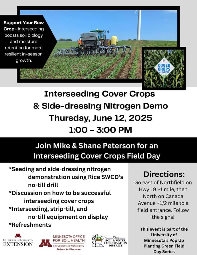 Interseeding and Side-dressing Nitrogen Demonstration in Northfield on ...