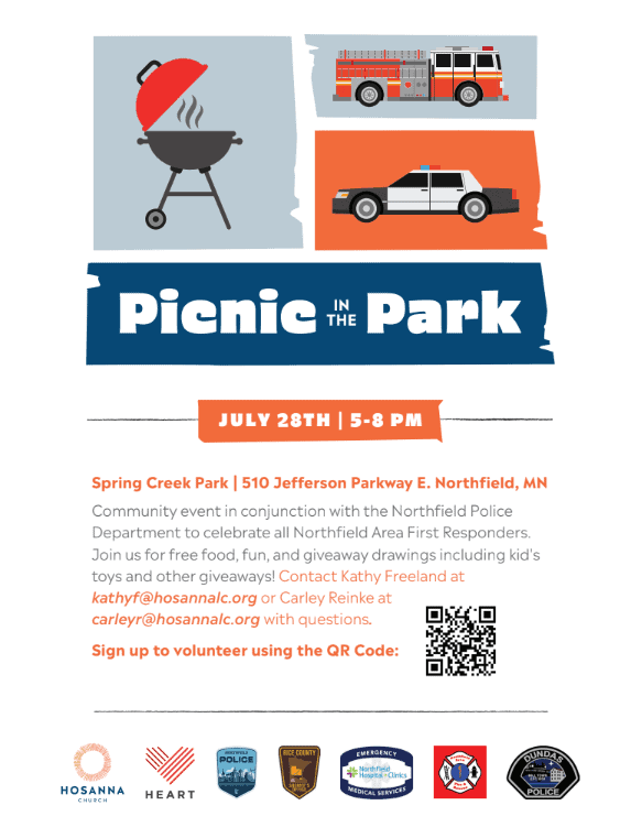 Picnic in the Park with local first responders, Monday Evening at Spring Creek Park – KYMN Radio ...