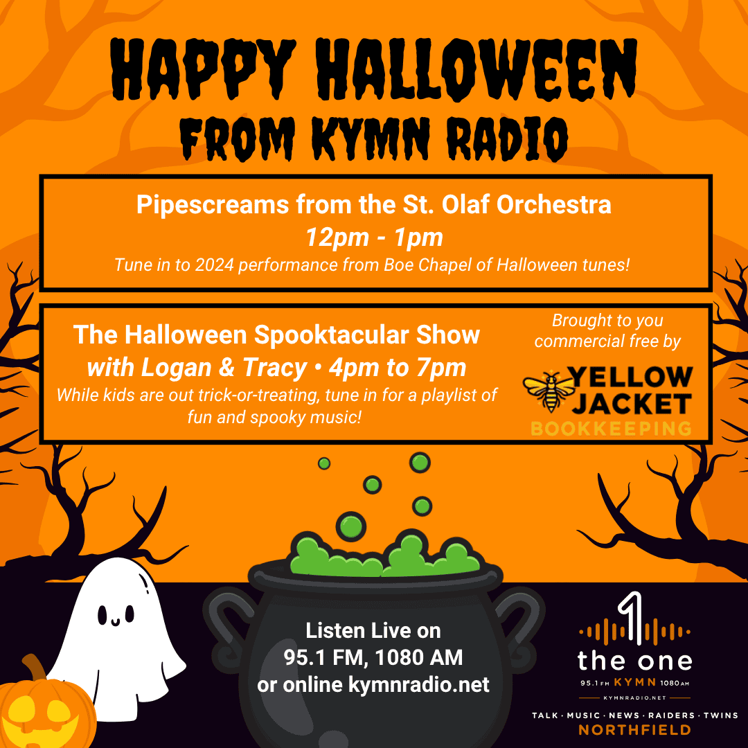 KYMN Halloween Programs – KYMN Radio · Northfield, MN · AM 1080 & FM 95.1