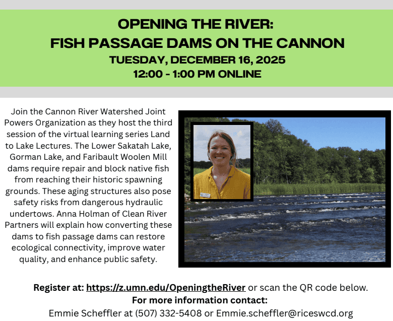 Learn About the Fish Passage Dams Planned for the Cannon River – KYMN ...
